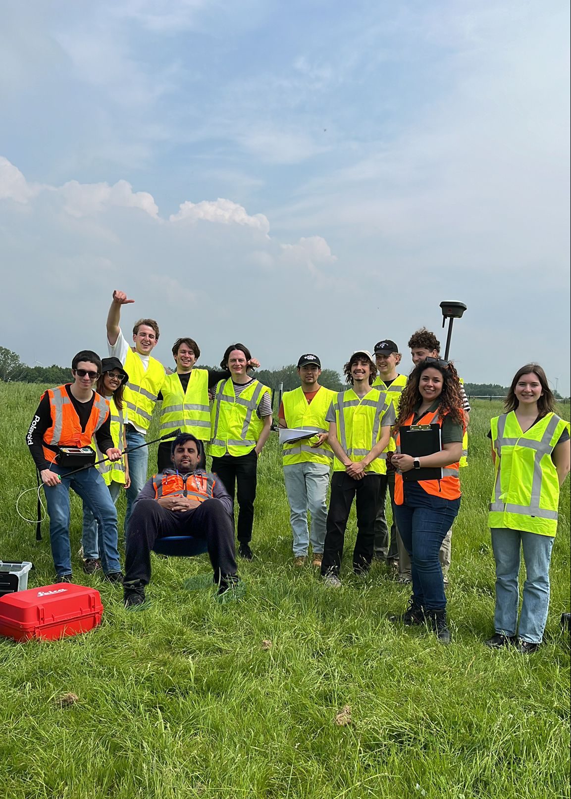 TUD students visit Braambergen landfill - Afvalzorg